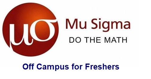 Mu Sigma Off Campus for Freshers as Trainee Decision Scientist ...