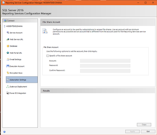 HodentekMSSS: New in SQL Server 2016 Reporting Services: File Share