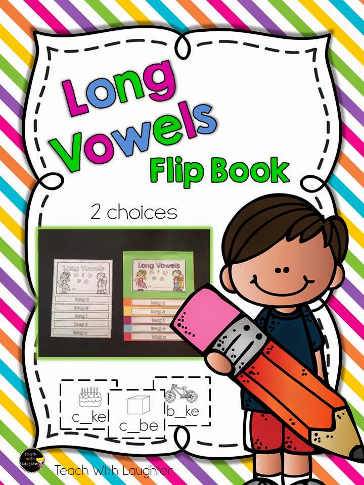 Teach With Laughter: Long Vowels Flip Book