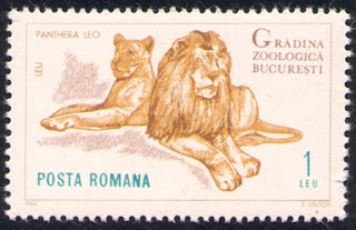 Timbre filatelice: Timbre-Animale si pasari-Gradina zoologica Bucuresti