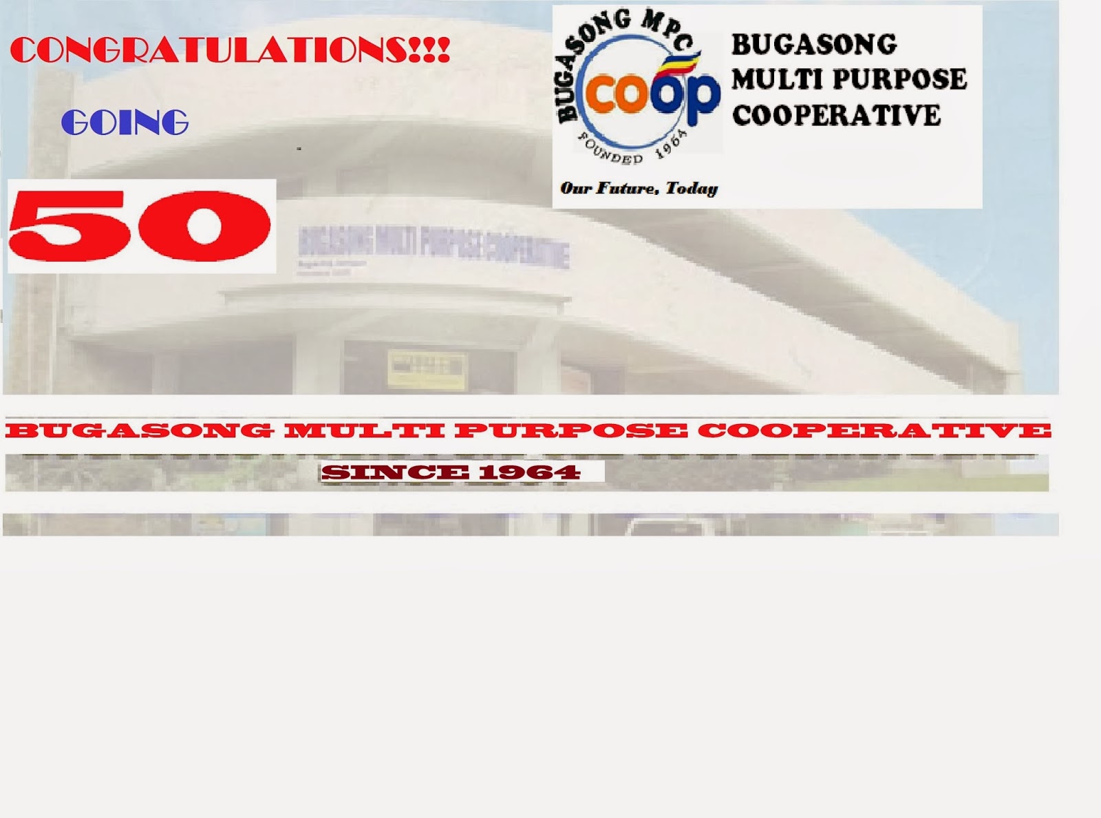 BUGASONG MULTI PURPOSE COOPERATIVE: January 2014