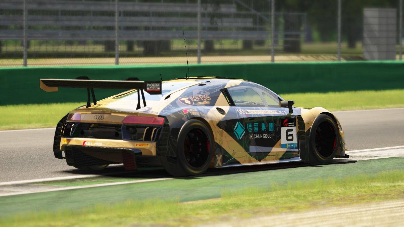 China GT Championship 2017 Phoenix Racing Asia #6 Audi R8 LMS ...