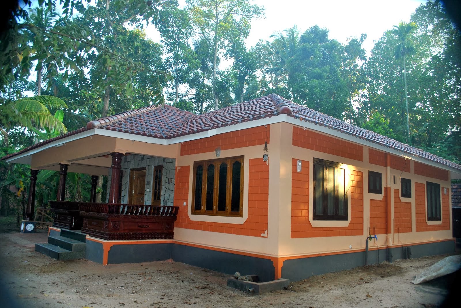 Simple and Lowcost Interlock Homes , Kerala: Gallary