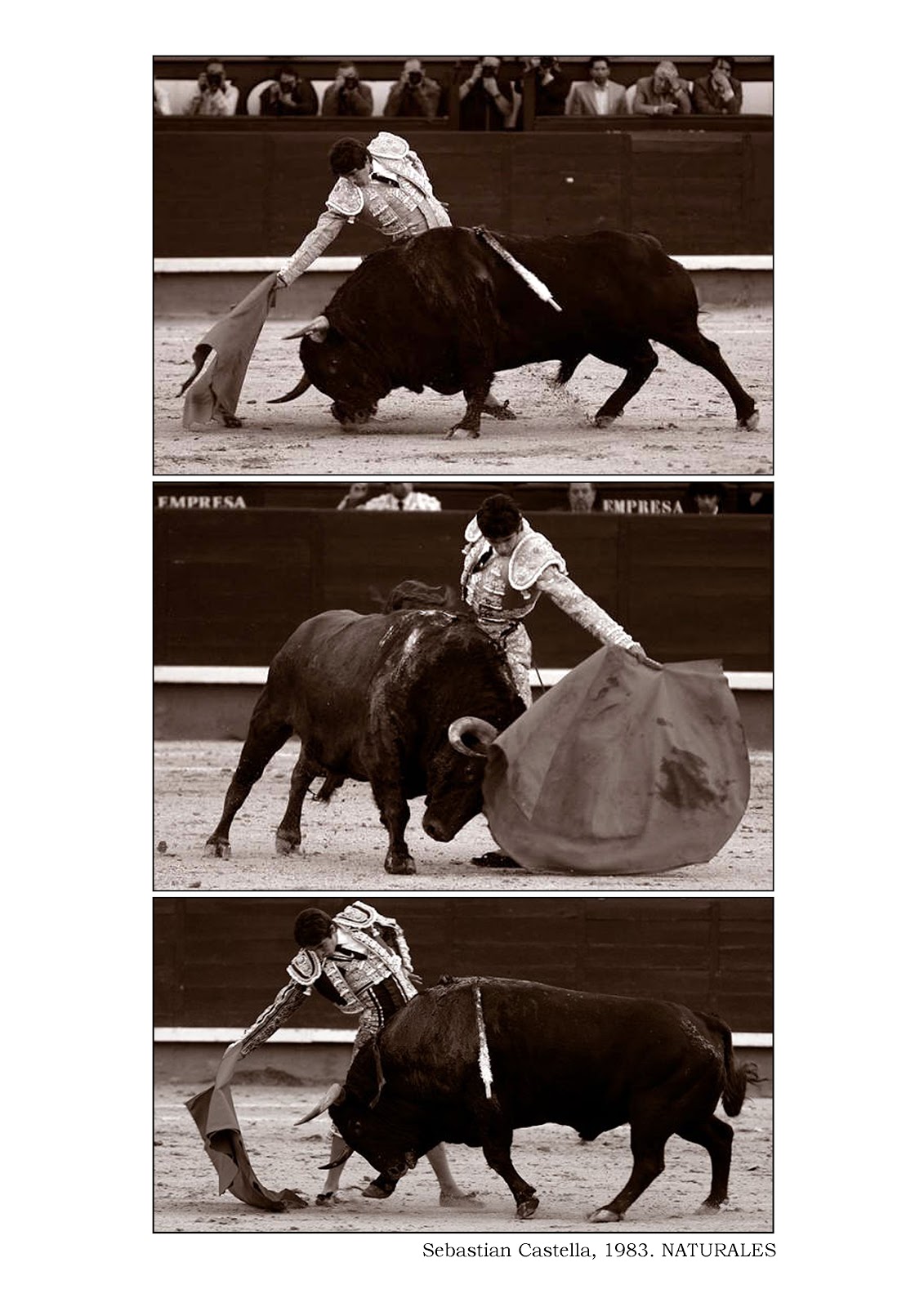 La Fiesta prohibida, por Manuel Hernández.: Sebastian CASTELLA. Muleta