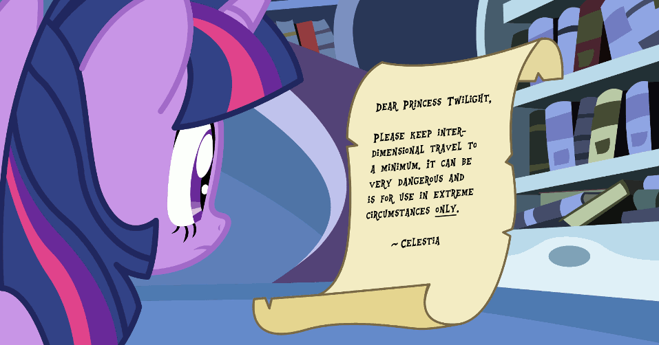 Equestria Daily - MLP Stuff!: Comic: Interdimensional Travel / Chained ...