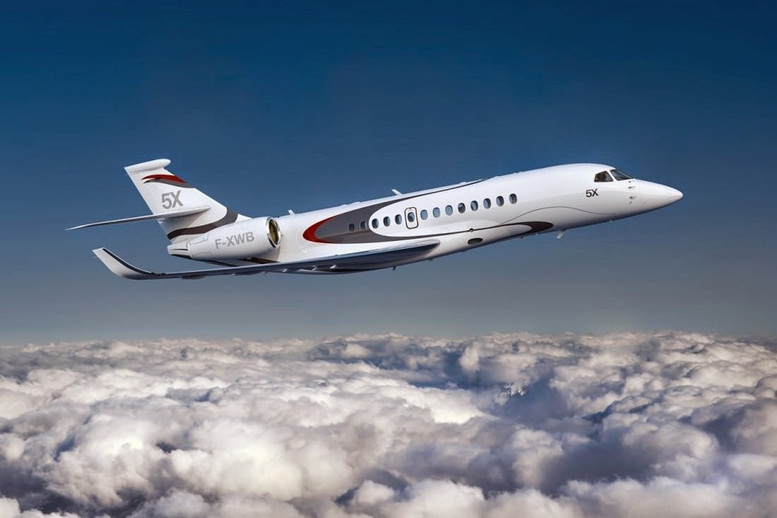 Passion For Luxury : The Falcon 5X, the latest jet by Dassault Aviation
