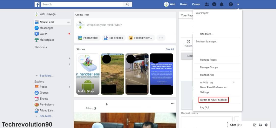 Facebook Memiliki Tampilan Tatap Muka User Interface Terbaru di Tahun 2020