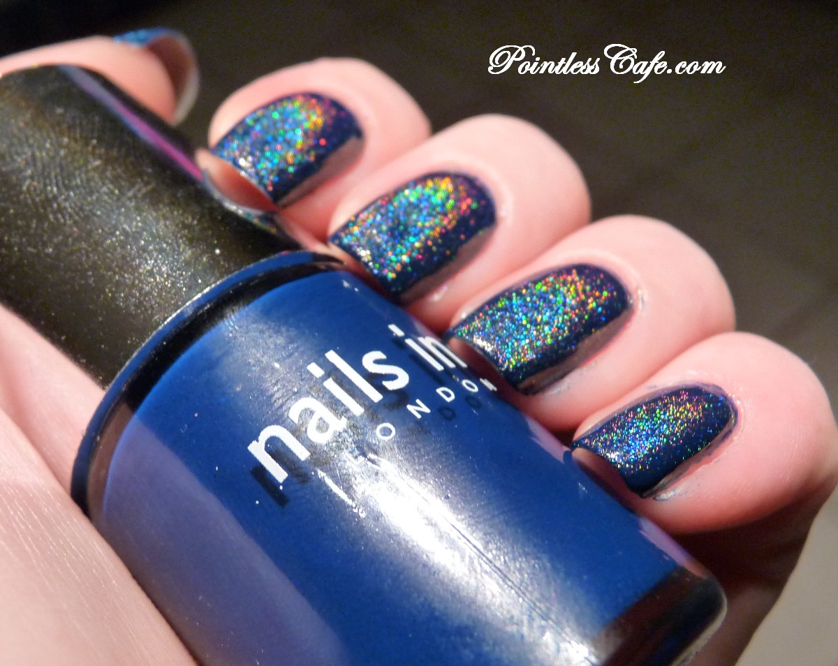 Nails Inc. Tudor Way with SpectraFlair Top Coat | Pointless Cafe