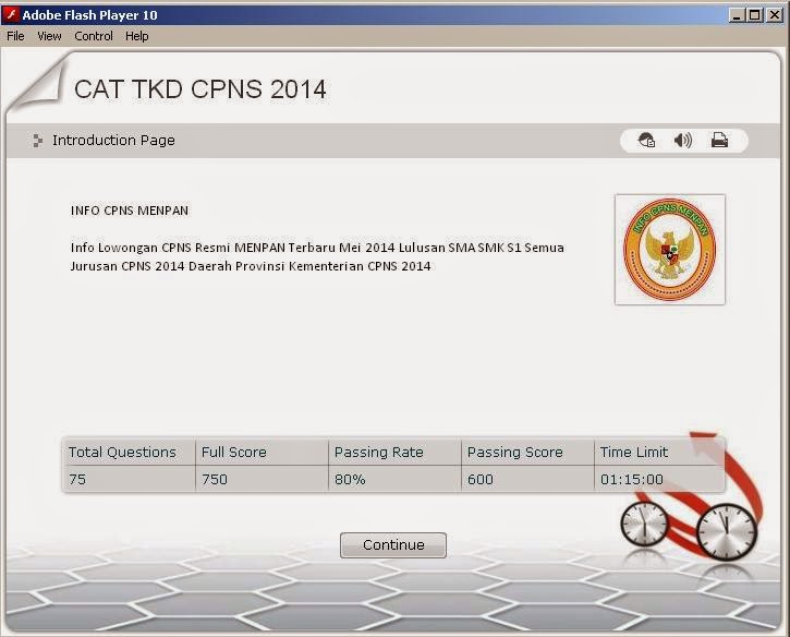 Free Download software CAT CPNS - Bermacam Informasi