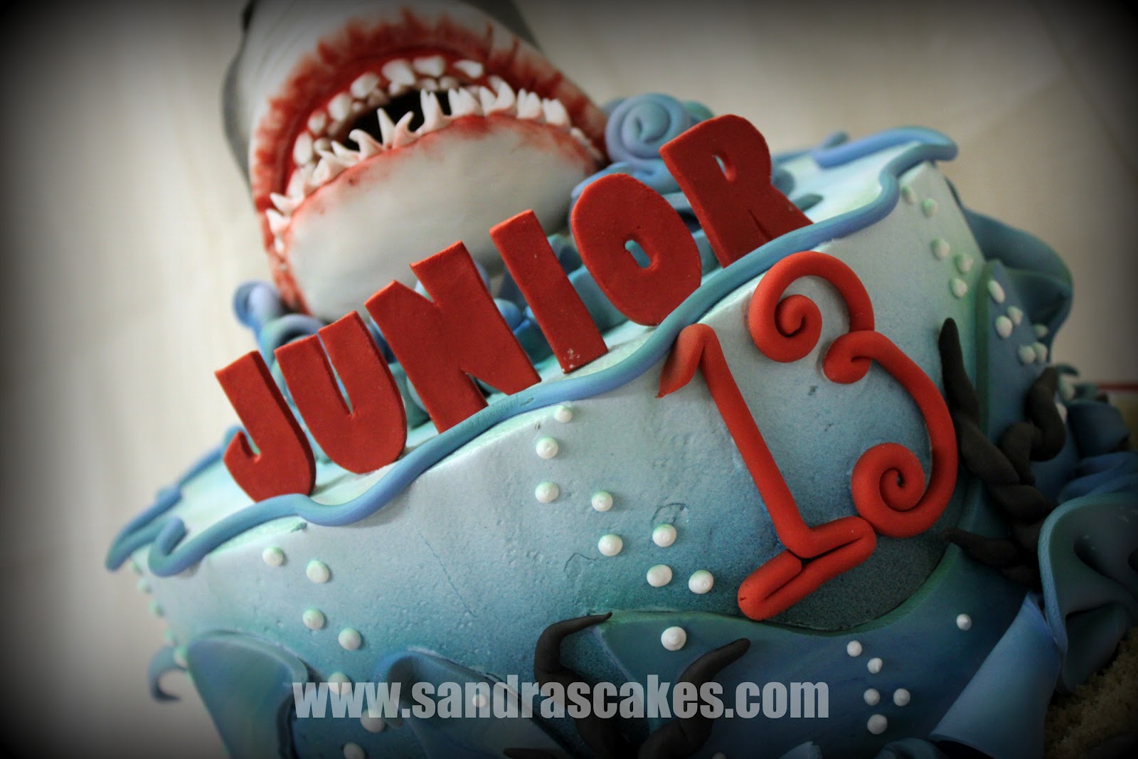 JAWS THEMED BIRTHDAY CAKE