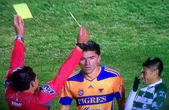 Pic of the day: Referee shows two yellow cards at same time | inside ...