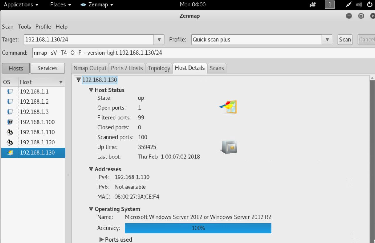 My Cybersecurity Journal: Port Scan Using Nmap and Enable IIS in ...