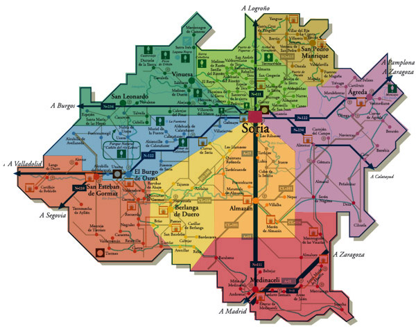 Mapas y planos de Soria - Conmimochilacuestas