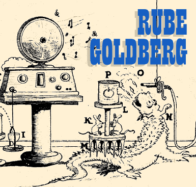 Screwball Comics: Rube Goldberg Machine Cartoon: Simplified Can Opener ...