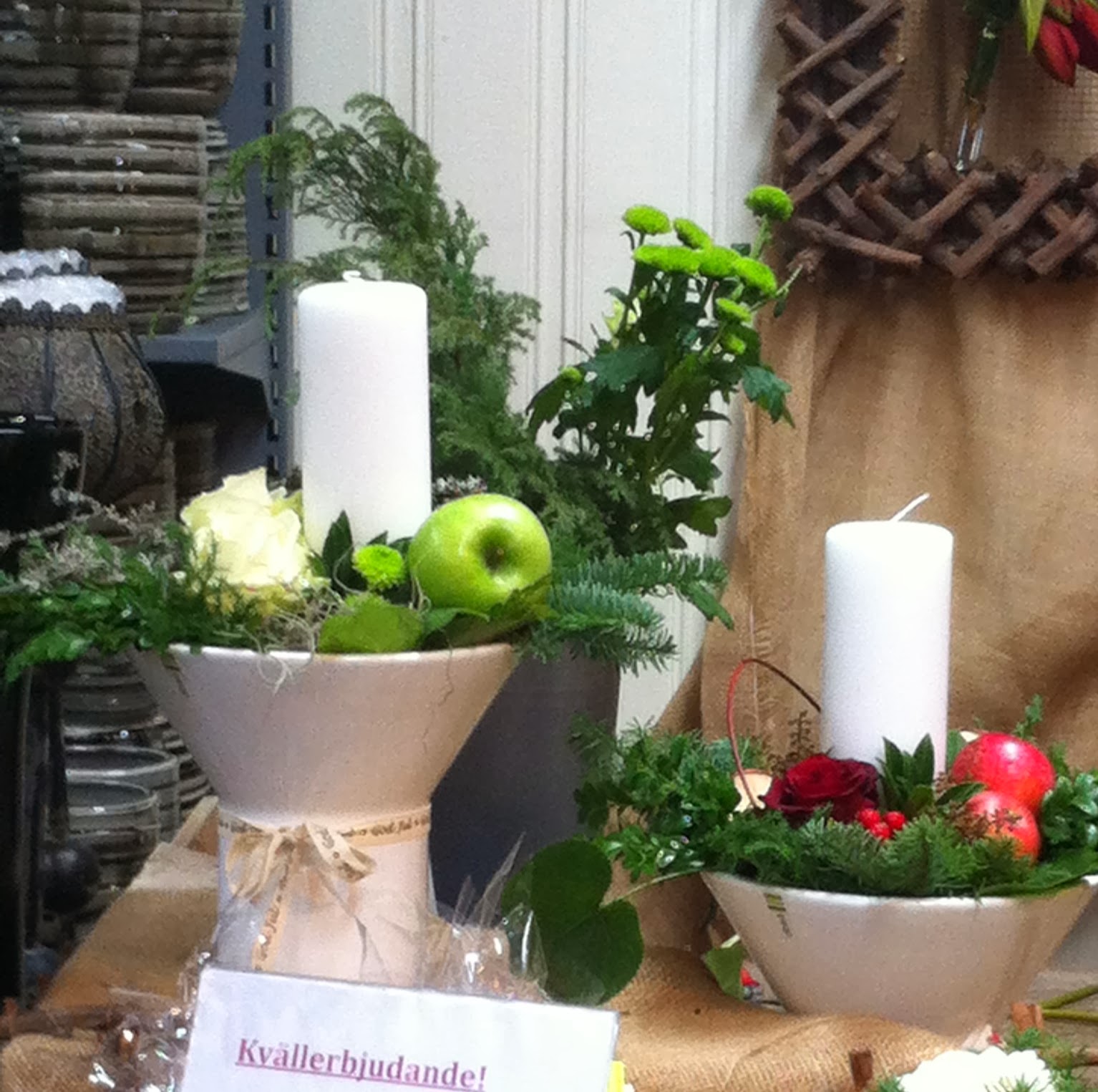 Fru Larssons - inspiration och kreativitet: Kransar, julgrupper och ...