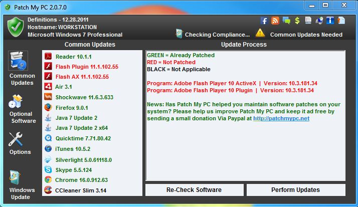 有免費軟體真好: Patch My PC 2.0.7.4 軟體及系統更新檢查工具