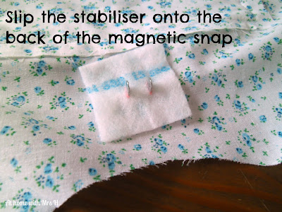 Mrs H - the blog: How to fit a Magnetic snap