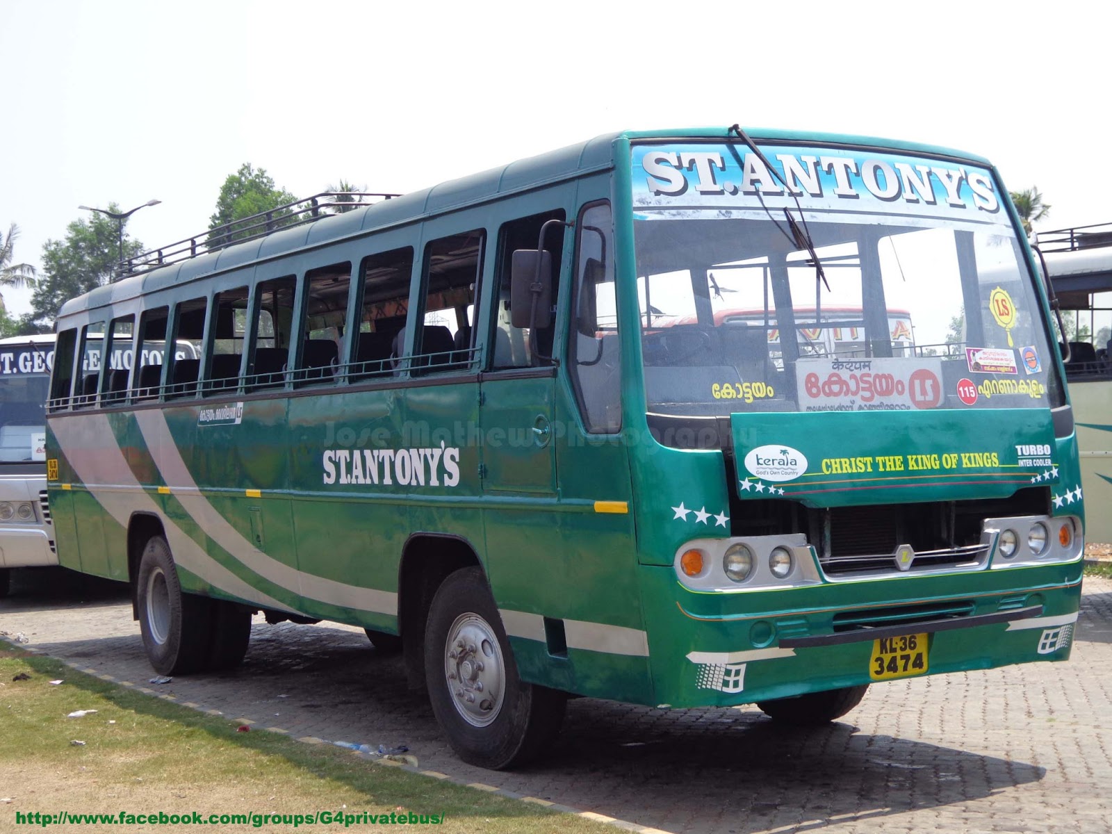 Buses in Kerala: ST ANTONYS : Kottayam - Ernakulam LS