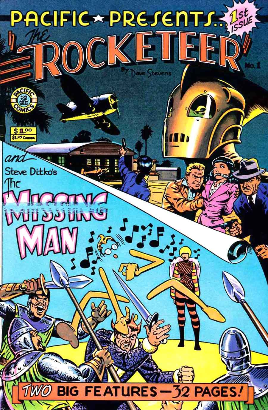 Pacific Presents #1 - Steve Ditko art & cover, Dave Stevens art + 1st ...