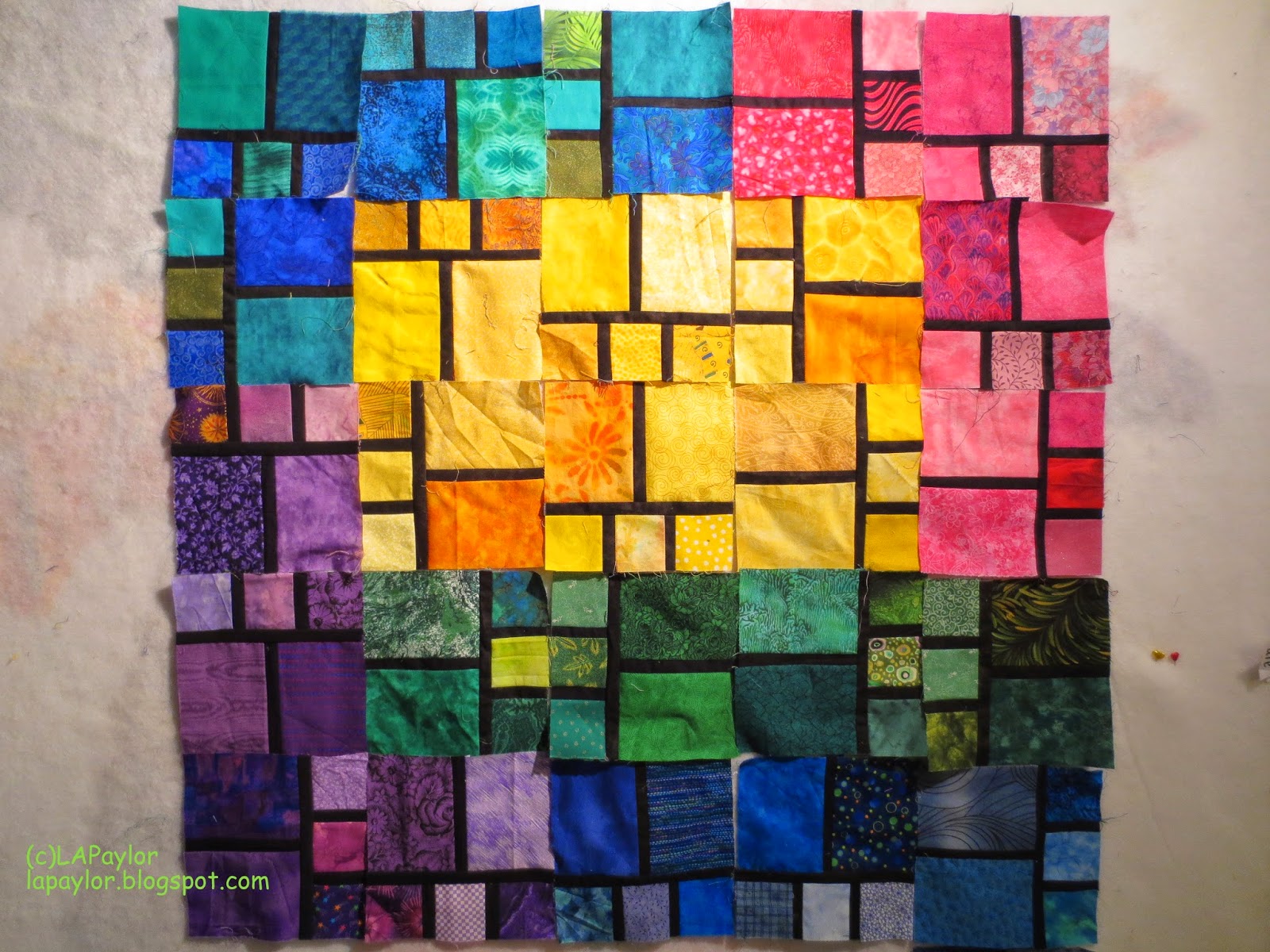 Not Afraid of Color: stained glass block