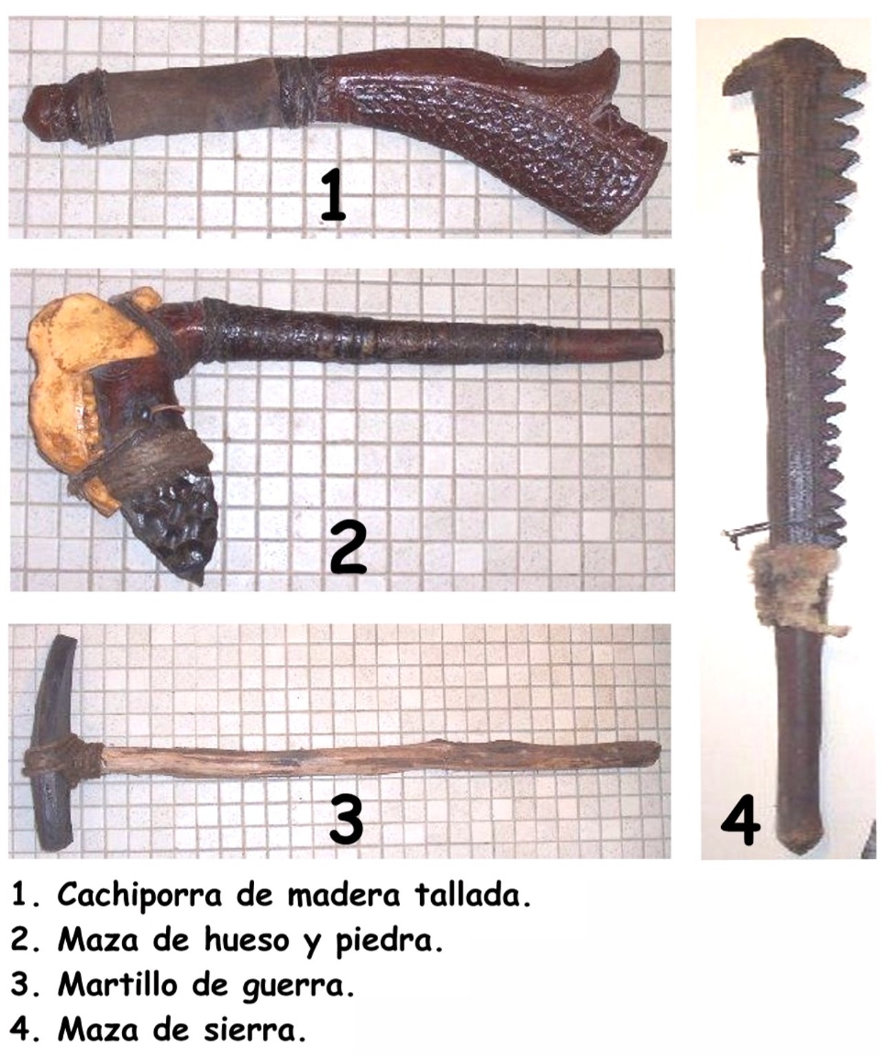 SIEMPRE NOS QUEDARA POTEDAIA: Las armas de las amazonas: LAS MAZAS.