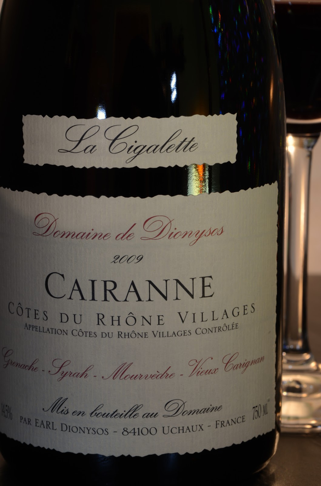 New Hampshire Wine-man: La Cigalette Domaine de Dionysos 2009 Côtes du ... New Hampshire Wine-man: La Cigalette Domaine de Dionysos 2009 Côtes du ...