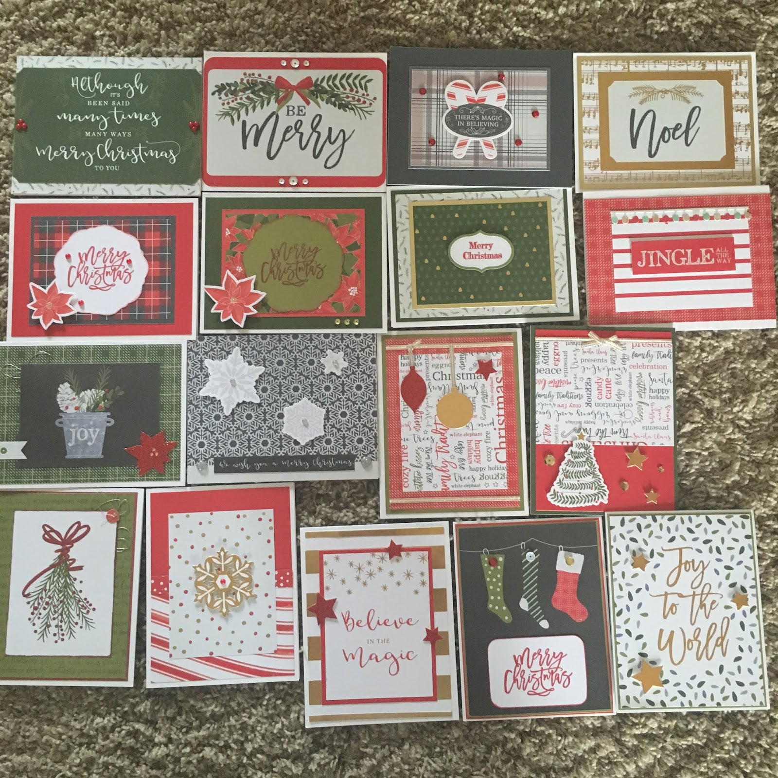 Ronda's Paper Creations: Handmade Christmas Cards!