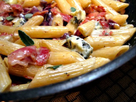 Stilton, Bacon and Sage Penne - A Cornish Food Blog | Jam and Clotted Cream