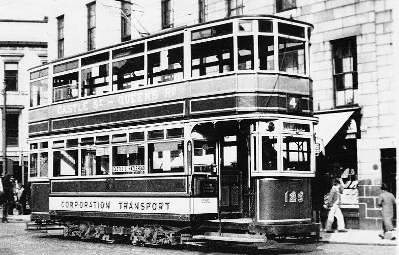 Tour Scotland: Old Photographs Trams Aberdeen Scotland