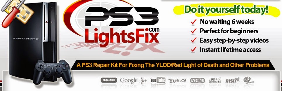 We Are Gamers, Not Nerds: PS3 Yellow Light of Death Fix