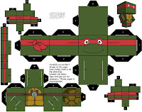 Teenage Mutant Ninja Turtles Papercraft Model - PAPEROX FREE PAPERCRAFT