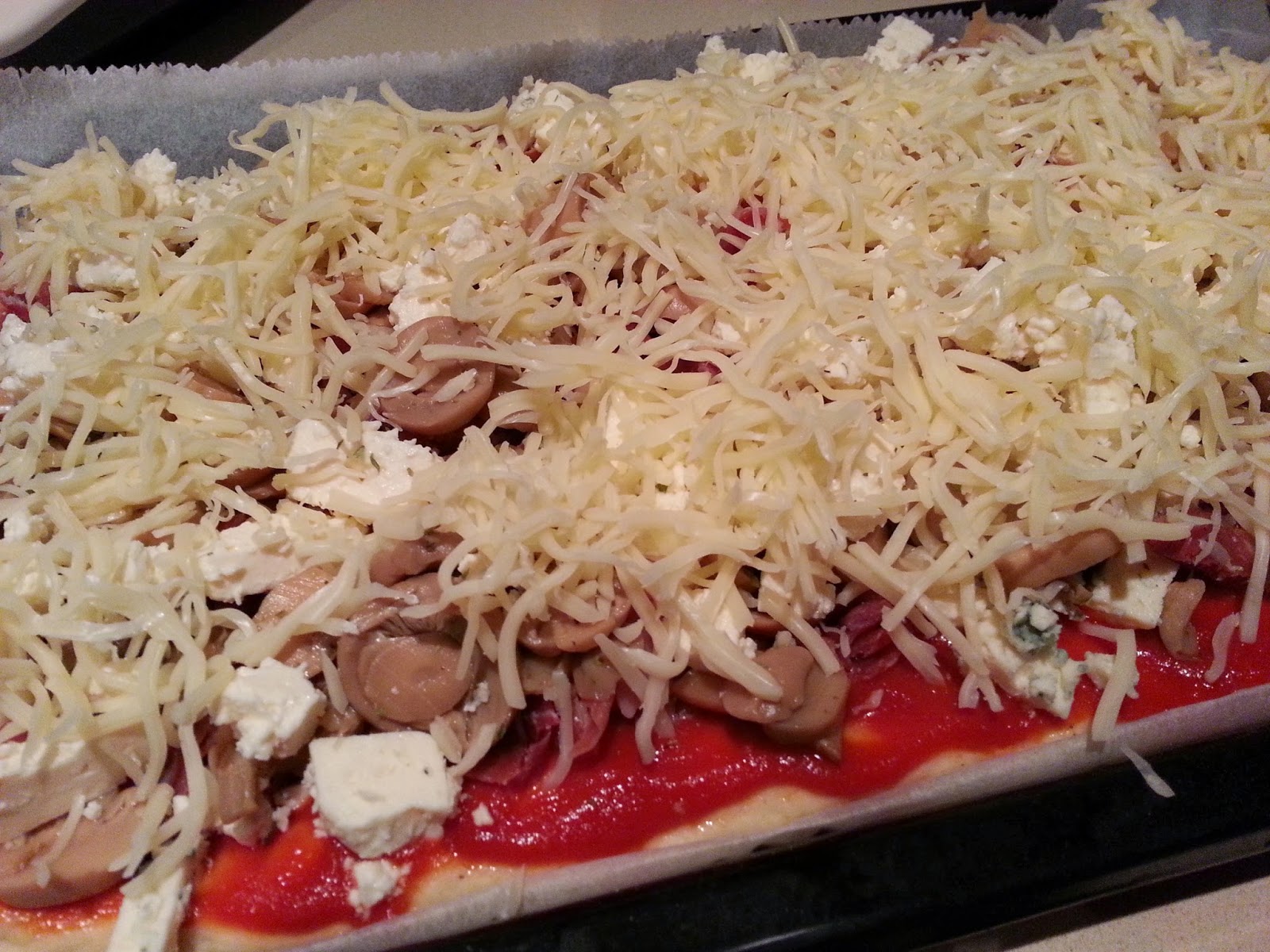 NO TODO ES COCINAR: RECETA: PIZZA FÁCIL