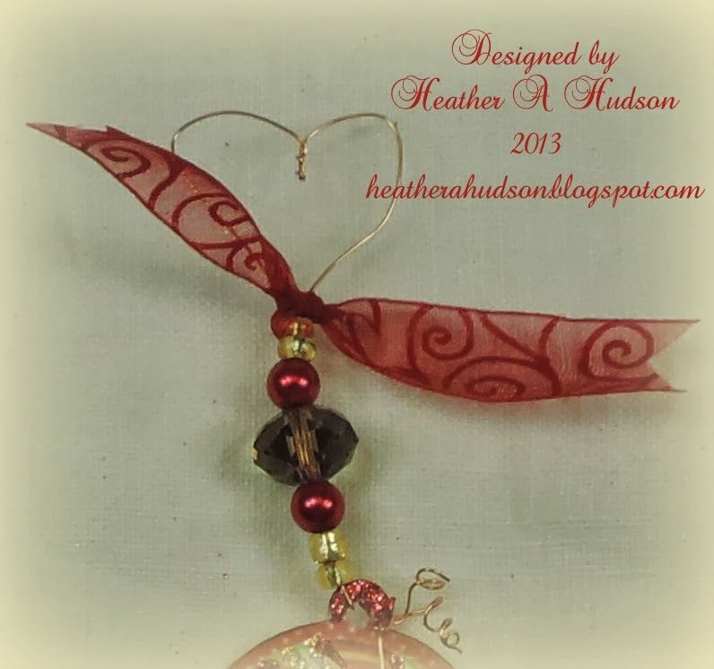 Heather A Hudson: Vintage Candy Cane & Christmas Holly Ornament ...