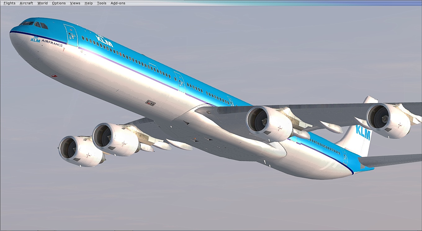 FSX Rc: Airbus a340-500 e a340-600