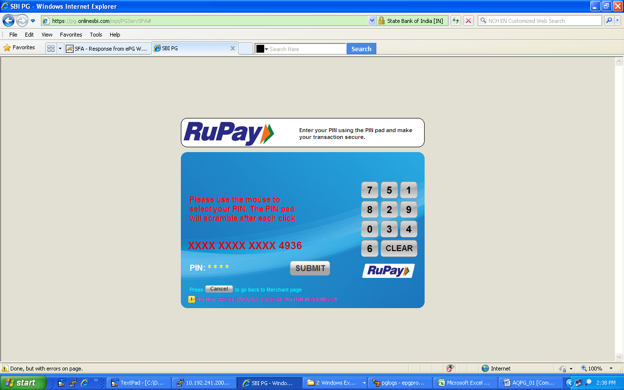 RuPay Card Registration: RuPay Card PaySecure Registration