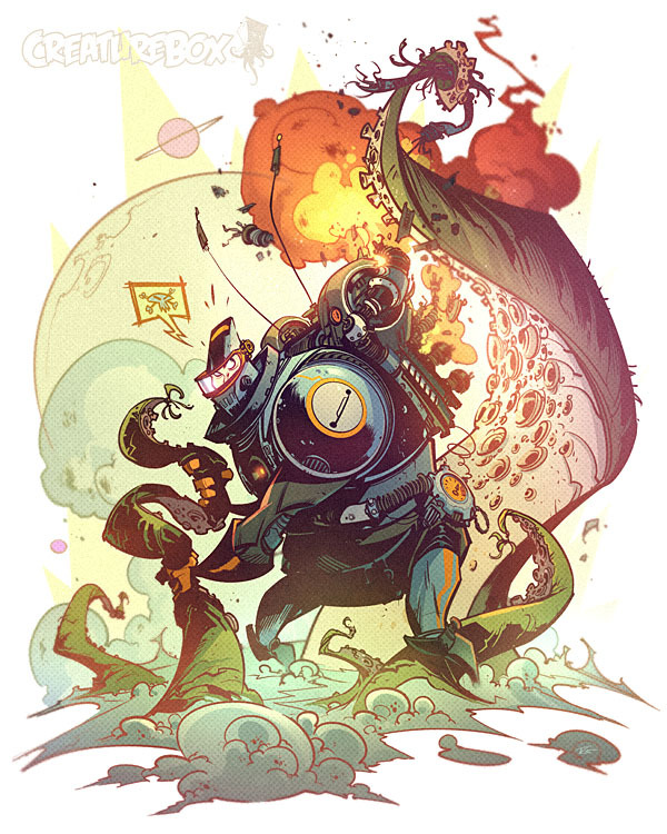 Hosber Art - Blog de Arte & Diseño.: Los Personajes de CreatureBox