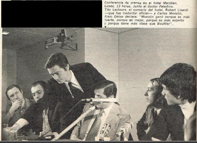 ALAIN DELON: AMISTAD CON CARLOS MONZÓN