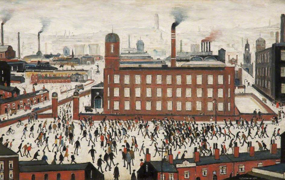 The Works of Laurence Stephen Lowry: 1965 - Industrial Scene