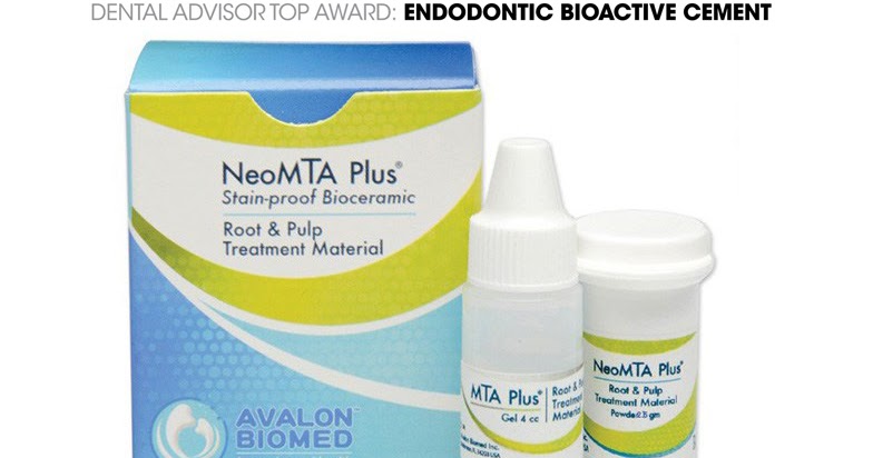 Avalon NeoMTA Plus® Named Top Endodontic Reparative Cement for Fourth ...
