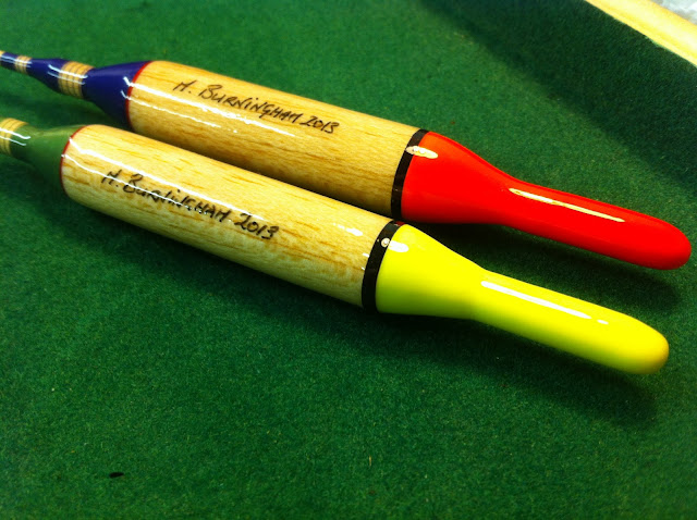 Handmade Fishing Floats by Mark Burningham.: Just finished this mixed ...