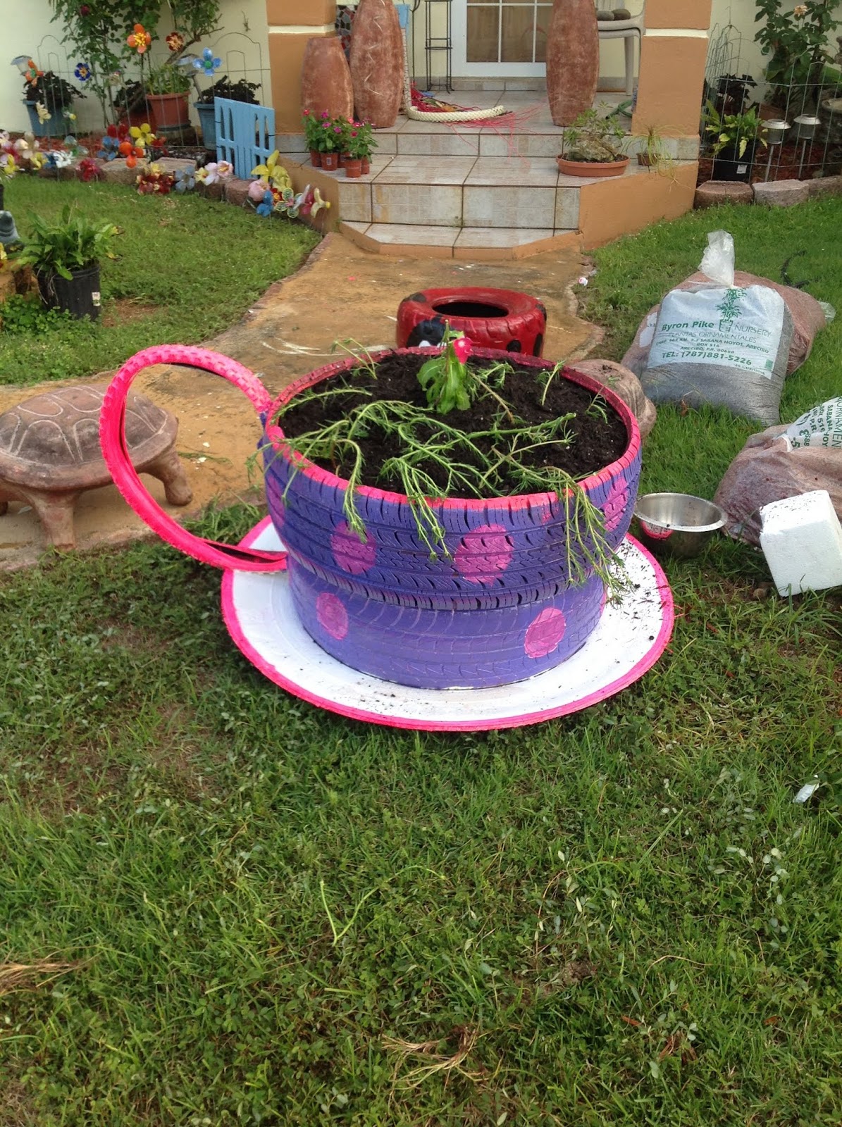 Decoraciones y Manualidades: Manualidades con Neumaticos