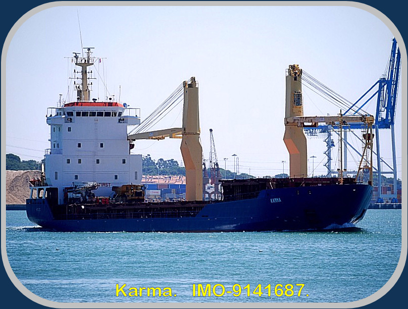 SETUBAL : Ships, Boats and Craft: Karma leaving Setubal after repairs ...