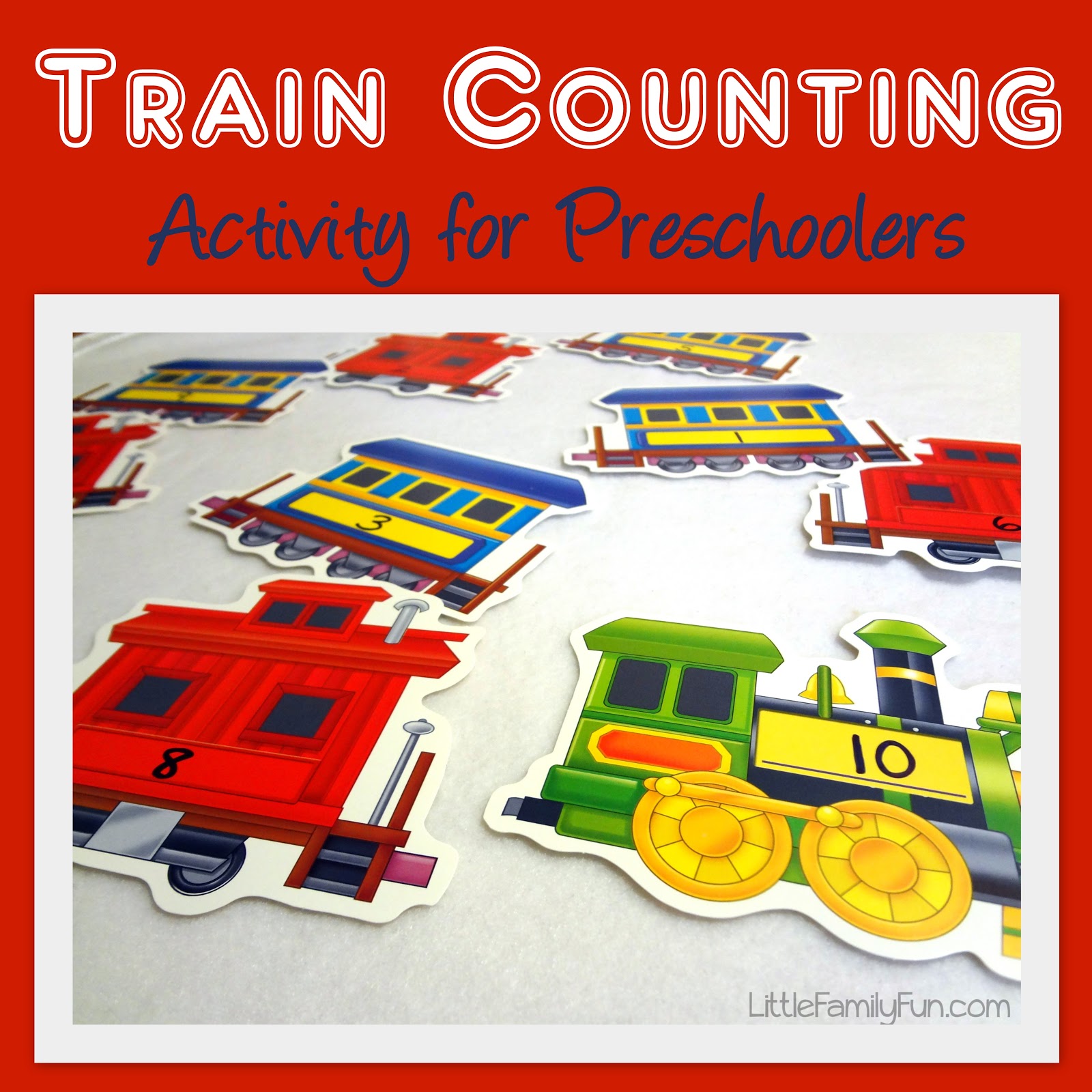 Little Family Fun: Train Counting