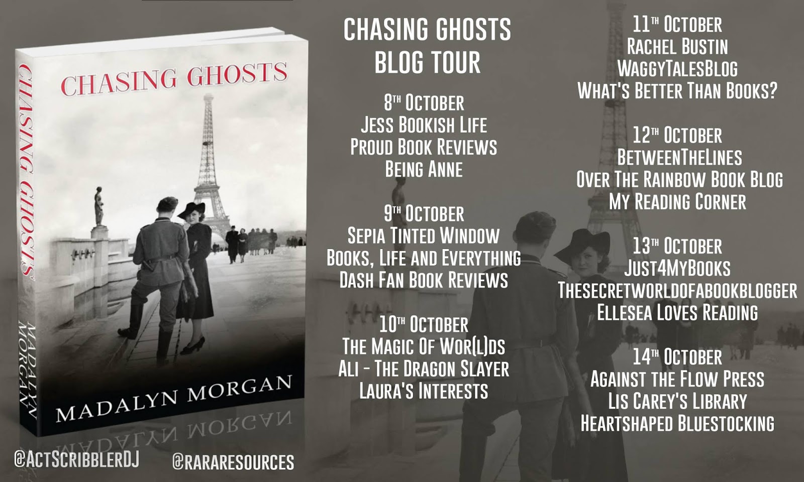 Chasing Ghosts by Madalyn Morgan ** Blog Tour Review & Giveaway**