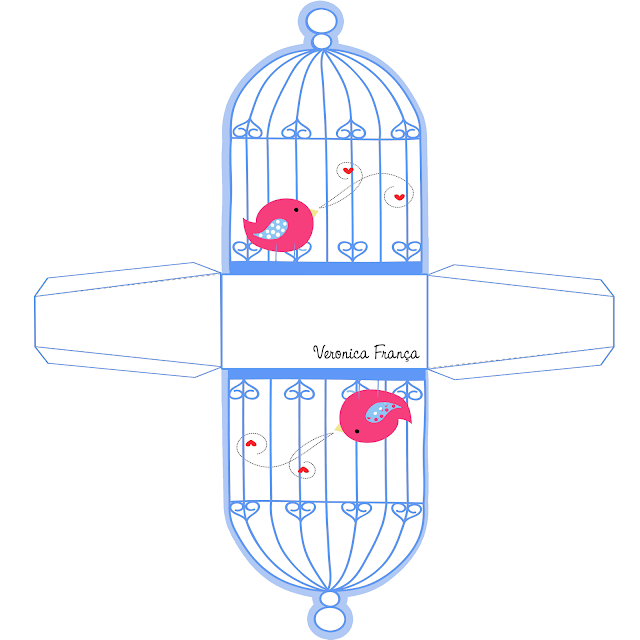 So Cute Free Printable Bird in a Cage Box. | Oh My Fiesta Wedding!