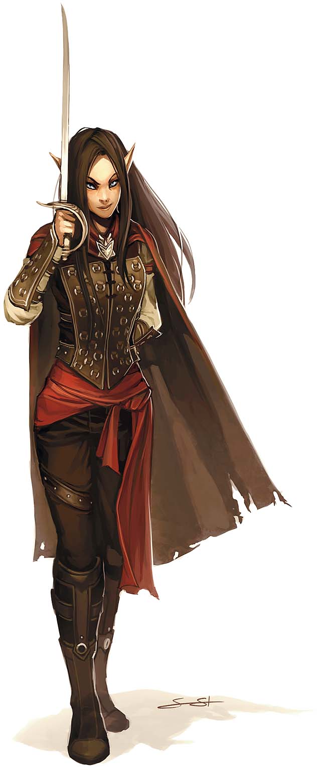 BladeSharp: [Blood and Treasure] Astra, Elf Duelist