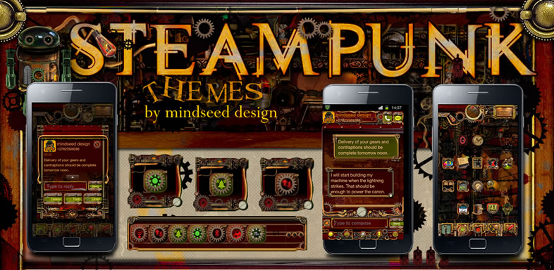Steampunk Android Themes
