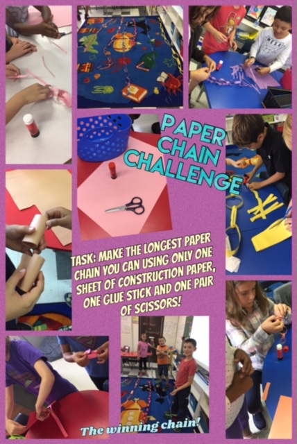 Mrs. Ciampa's Grade 3 Class: STEM Task: Paper Chain Challenge