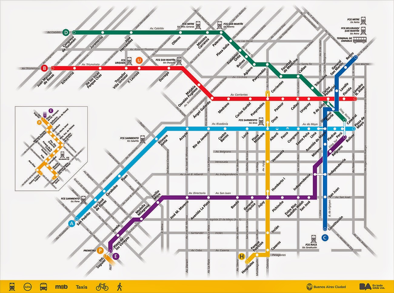 Viajes por Viajeros: Subtes de Buenos Aires
