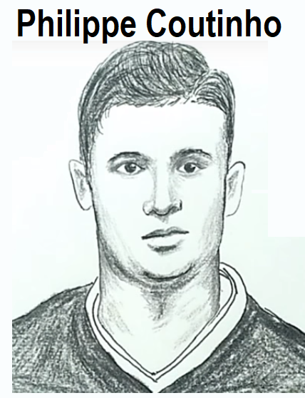 Blog de Geografia: Philippe Coutinho - Desenho para Imprimir e Colorir
